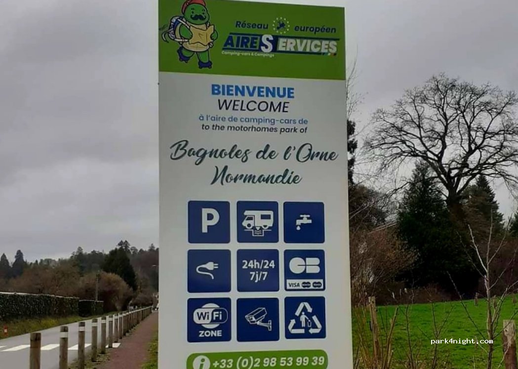 park4night - (61140) Aire de camping-car de Bagnoles de l'Orne