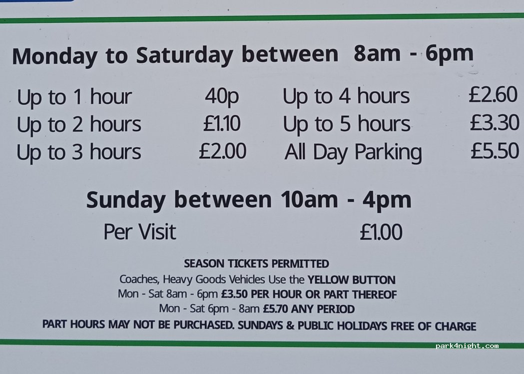 park4night - (SN10 1DA) Devizes Wiltshire - Station Road